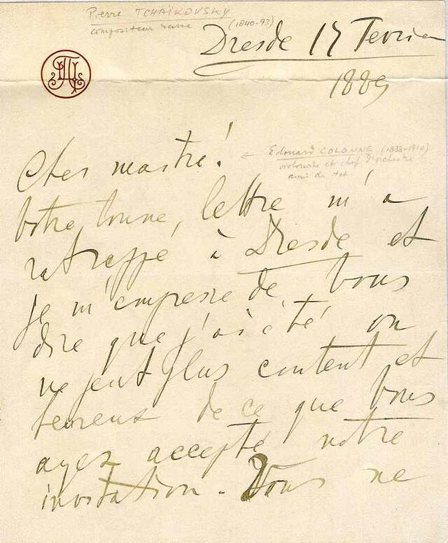 Letter 3787a - Tchaikovsky Research