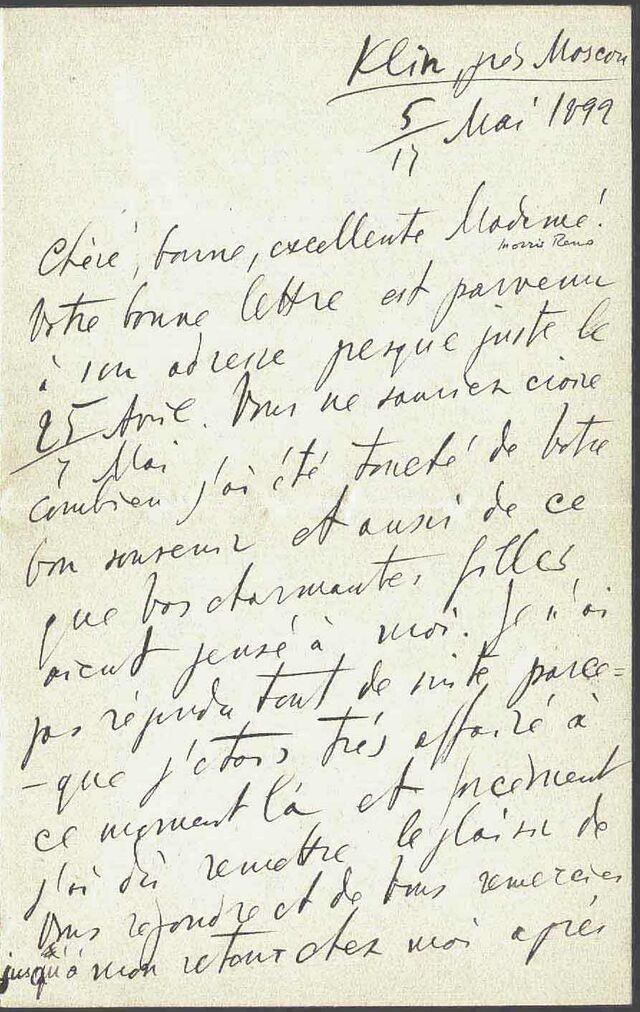 Letter 4681b - Tchaikovsky Research